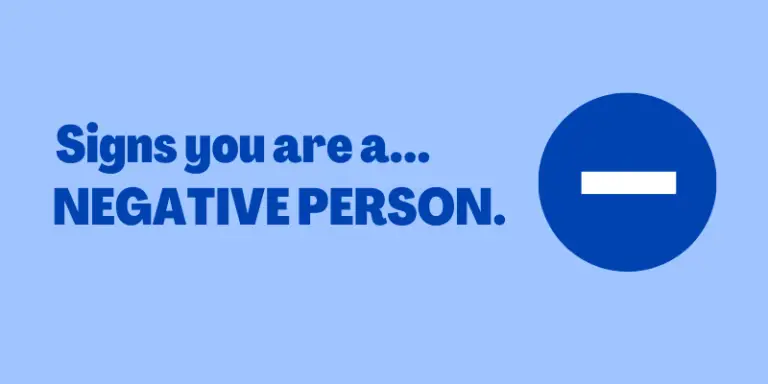 12 Glum Signs You Are A Negative Person • Signs You Are...